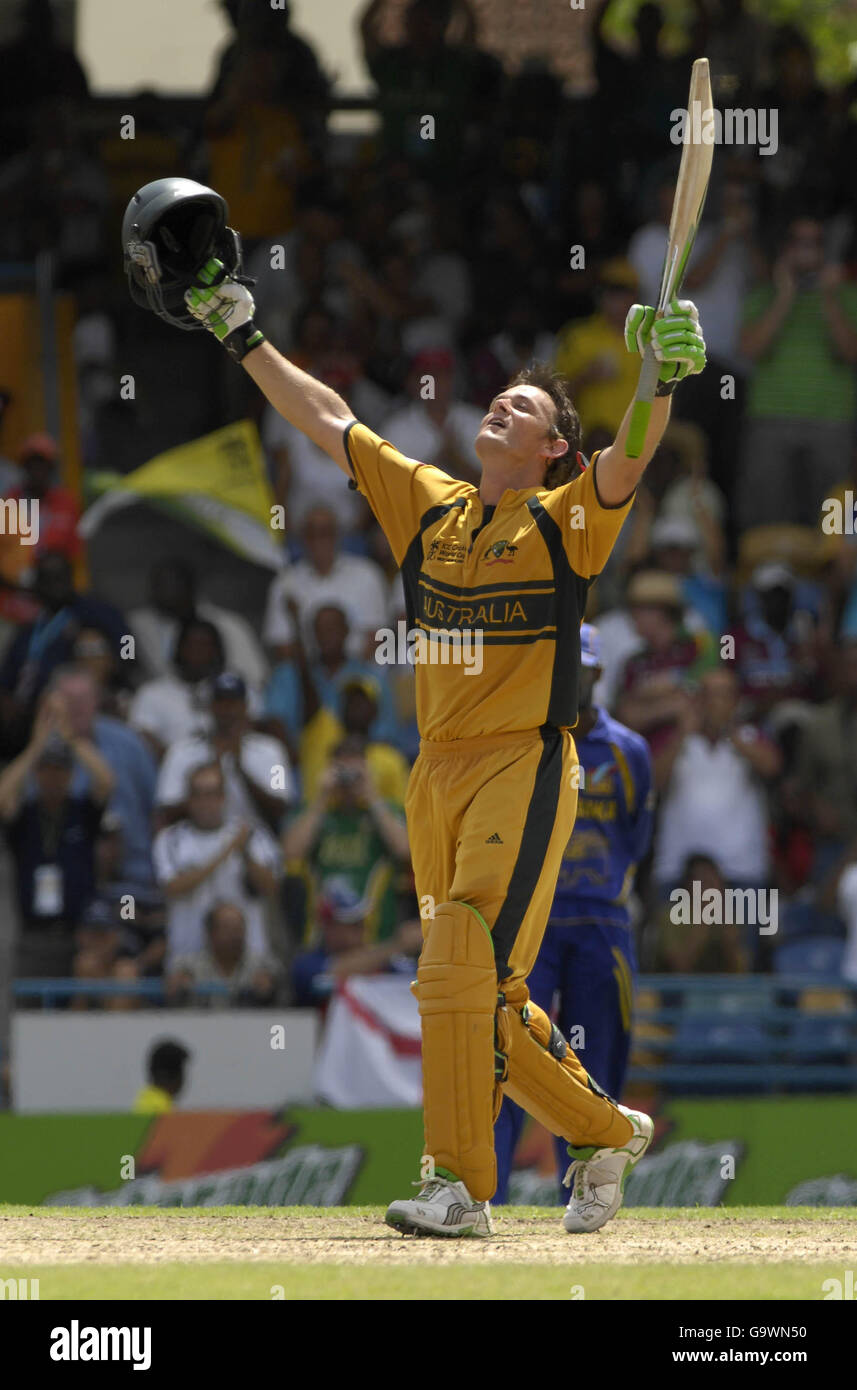 2007 cricket world cup final hi-res stock photography and images - Alamy