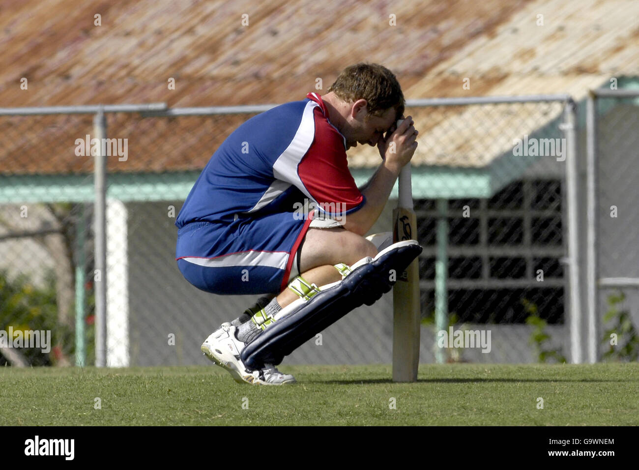 England's Jamie Dalrymple during a nets session in Gros Islet, St Lucia ...