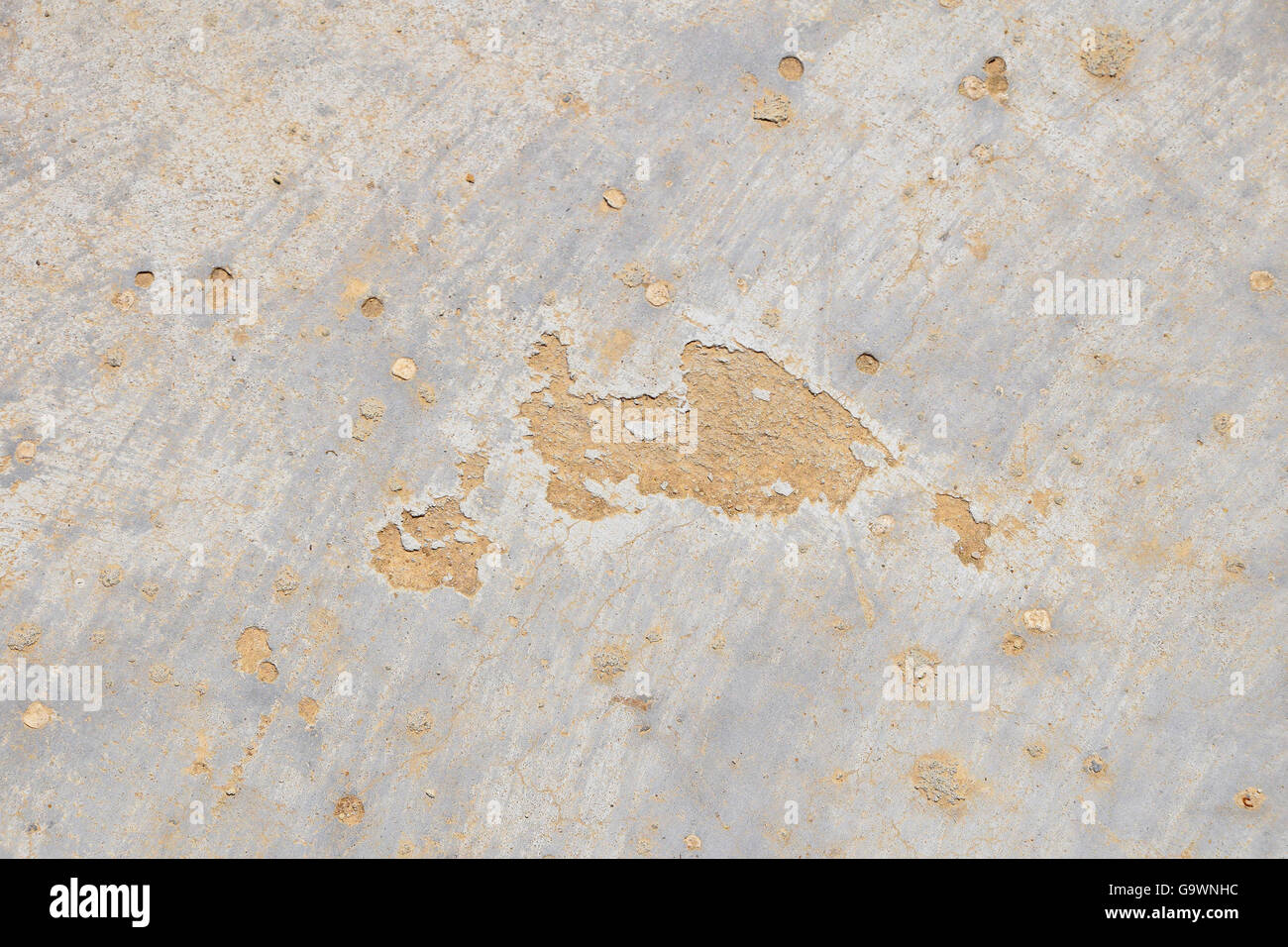 Damage fault defects in grunge concrete wall or floor with stains ...