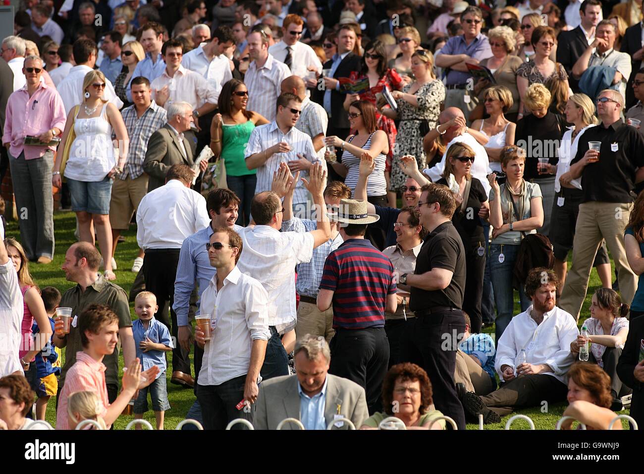 Horse Racing - Betfred Gold Cup Meeting - Sandown Park. Spectators ...