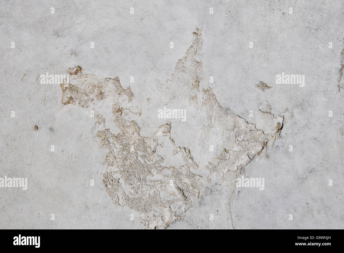 Damage fault defects in grunge concrete wall or floor with stains ...