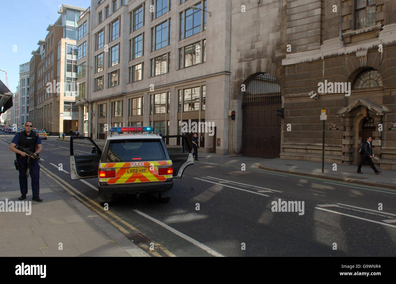 Fertiliser bomb plot trial Stock Photo - Alamy