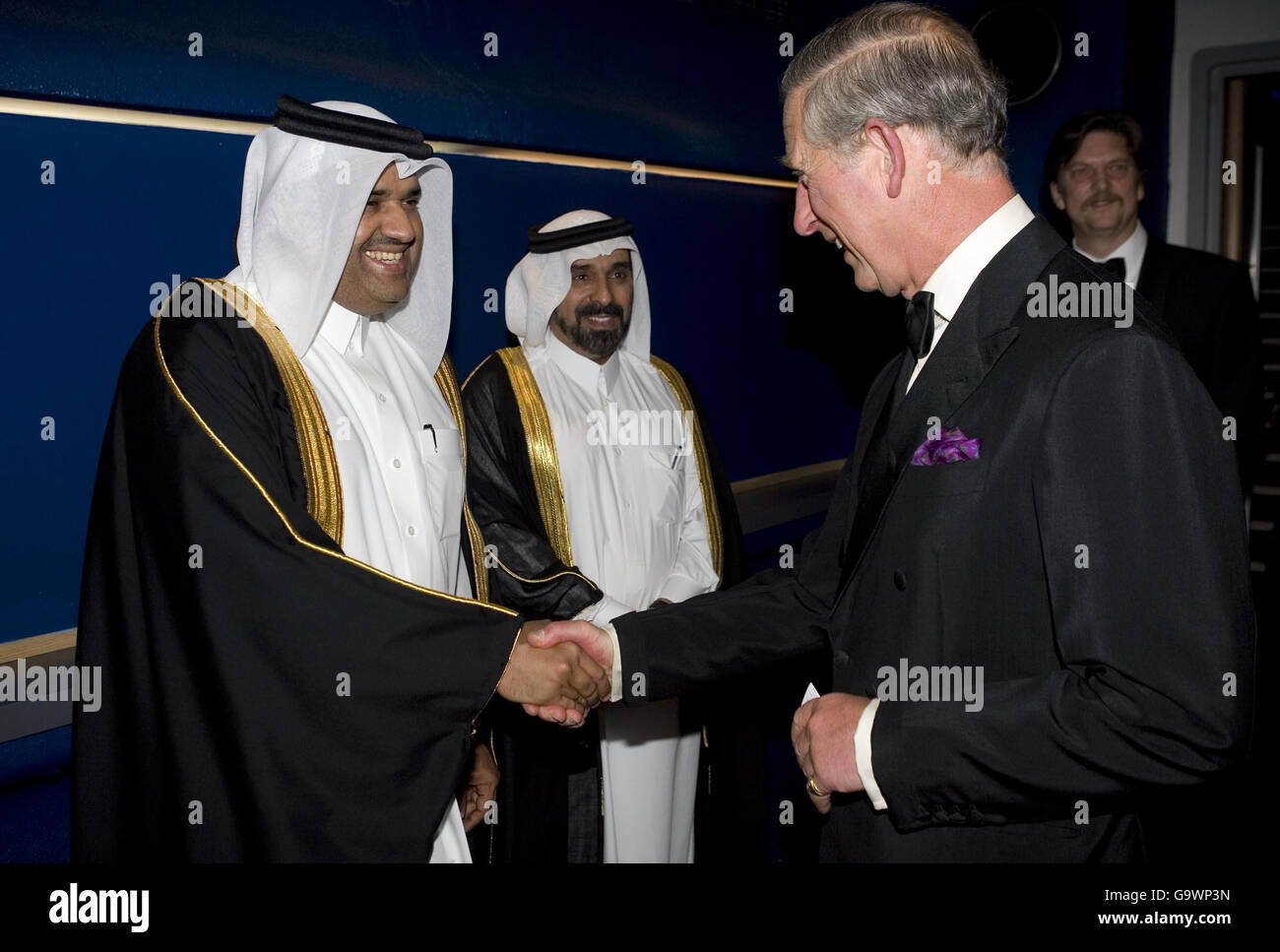 Prince Charles meets (left to right) the London Ambassador of the State ...