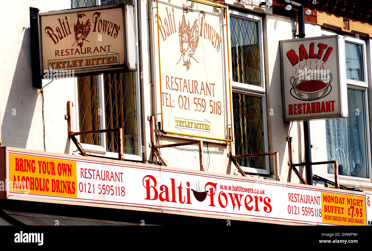 Balti towers restaurant hi-res stock photography and images - Alamy