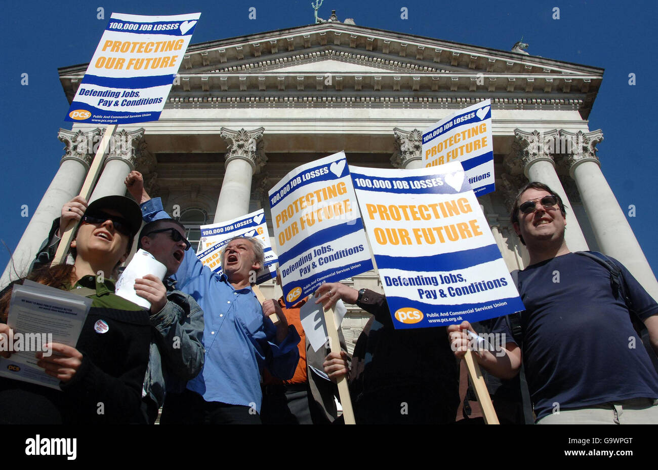 Civil Service strike Stock Photo - Alamy
