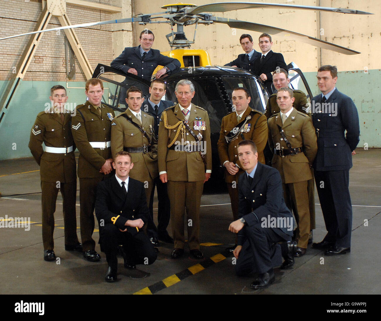 Prince Charles visits RAF Shawbury Stock Photo - Alamy