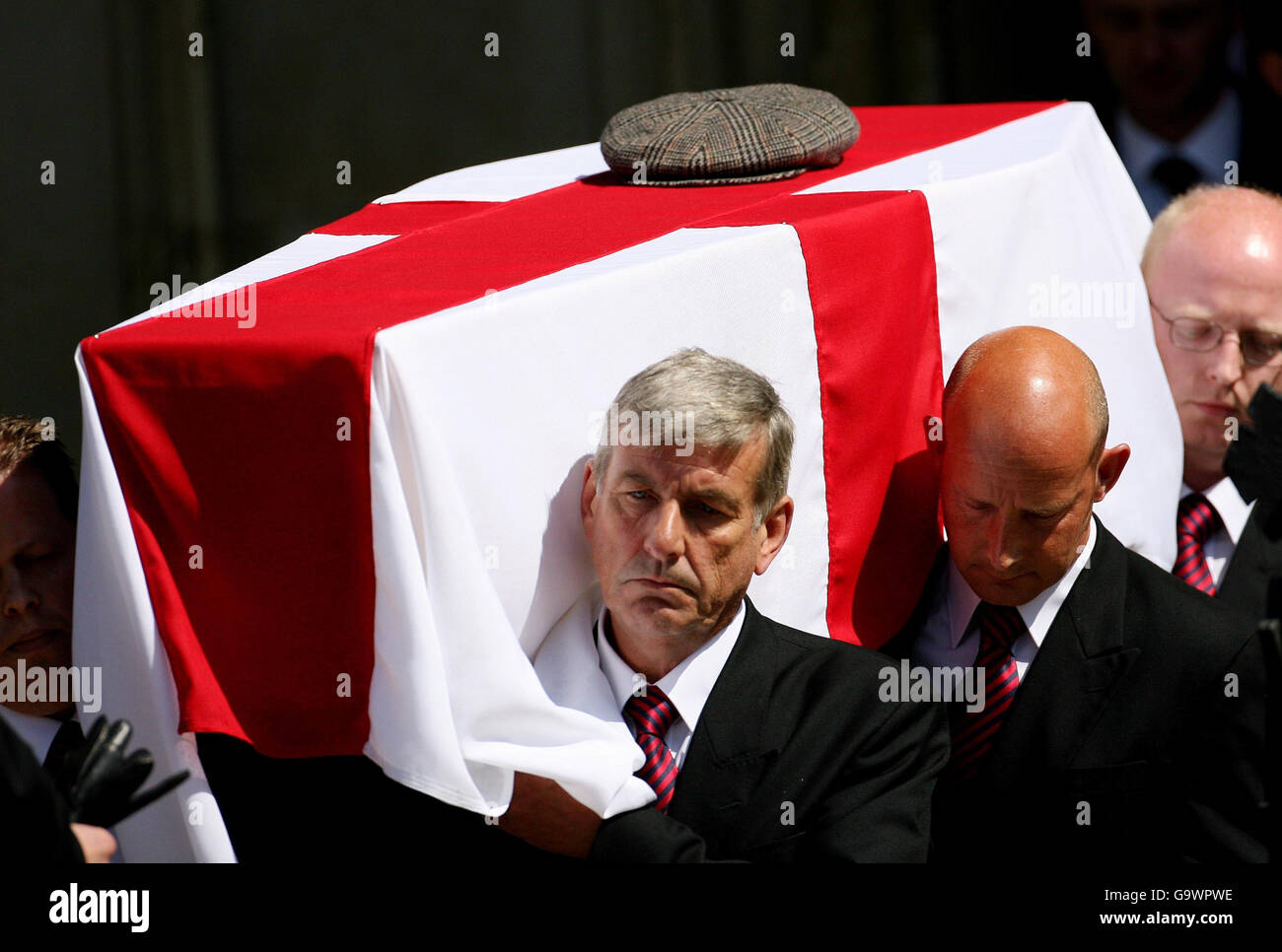 Alan Ball's funeral Stock Photo - Alamy