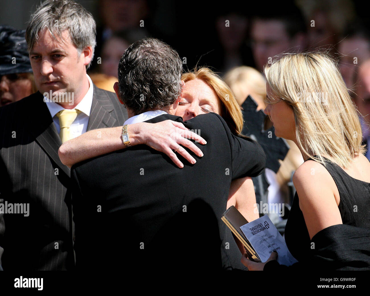 Alan Ball's funeral Stock Photo - Alamy