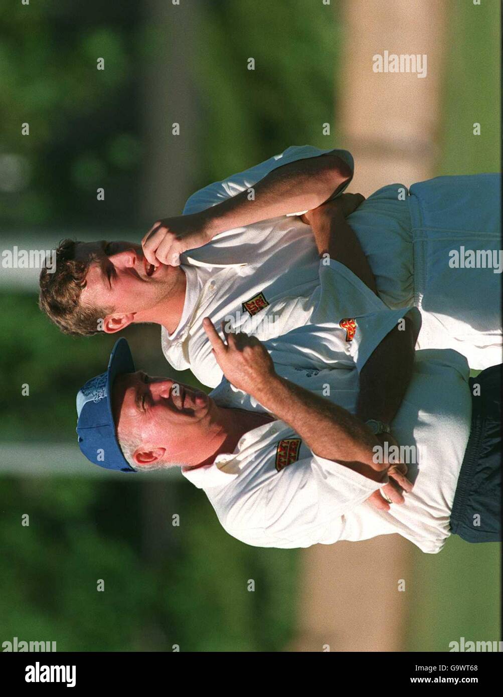 Cricket. Mike Atherton Stock Photo - Alamy