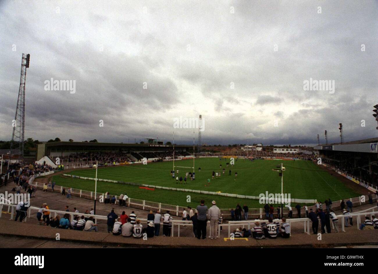 Rugby League - Tetley's Super League - Hull v Halifax Blue Sox. The ...