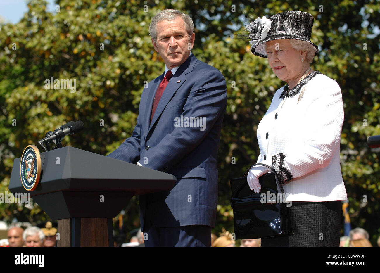 On the sixth day of her state visit to america hi-res stock photography ...