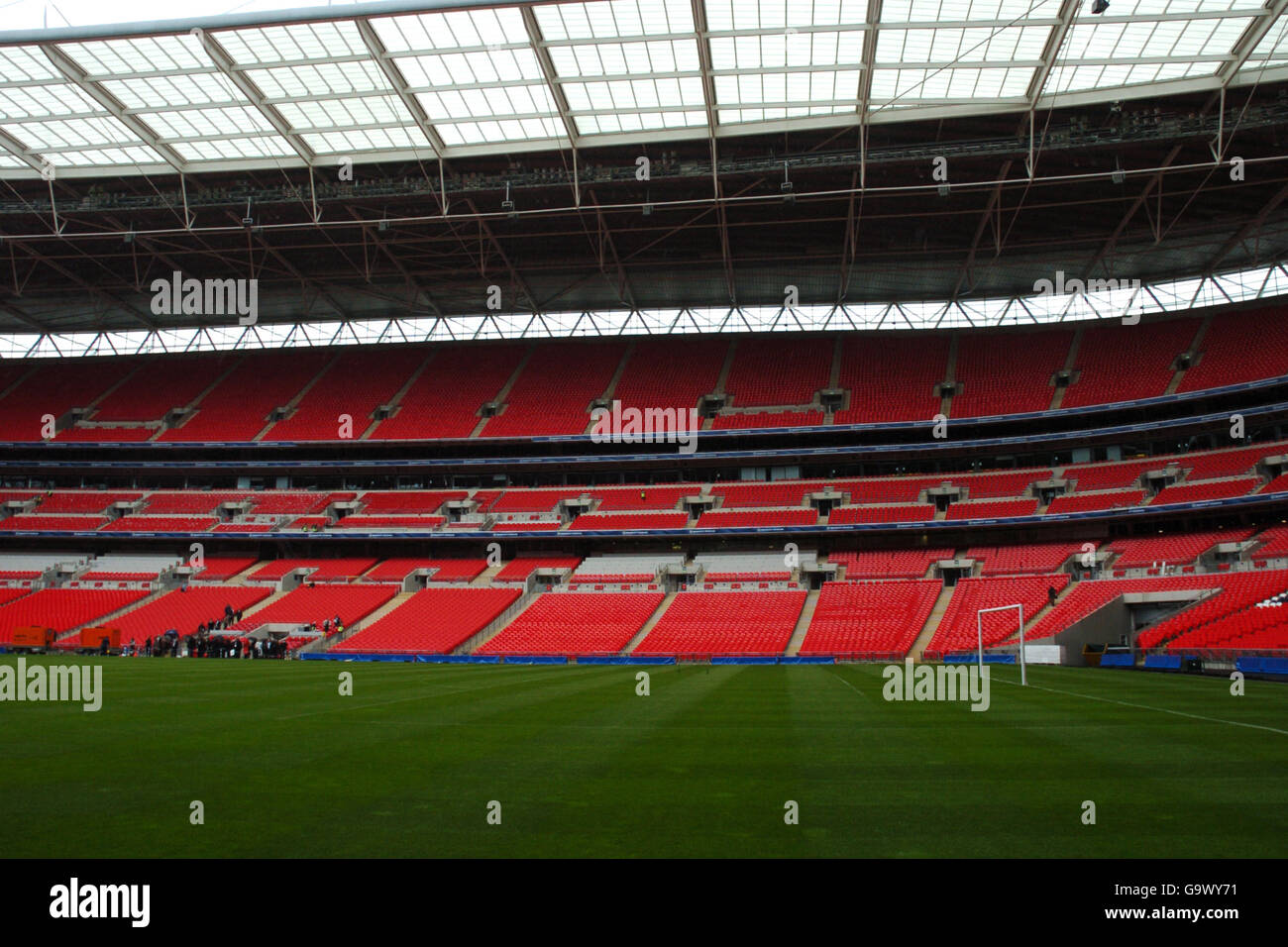 Soccer - Wembley Feature. General view showing the inside of Wembley ...