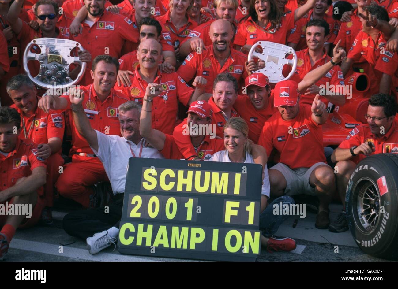 Ferrari team celebrate High Resolution Stock Photography and Images - Alamy