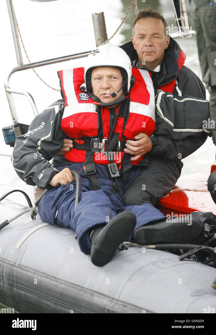Geoff Holt sailing attempt Stock Photo - Alamy