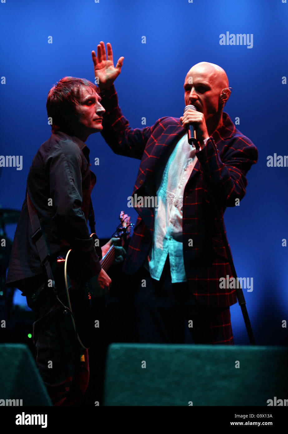 James in concert - London Stock Photo - Alamy