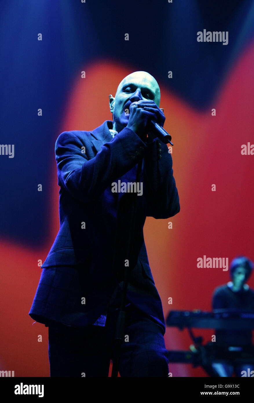 James in concert - London Stock Photo - Alamy