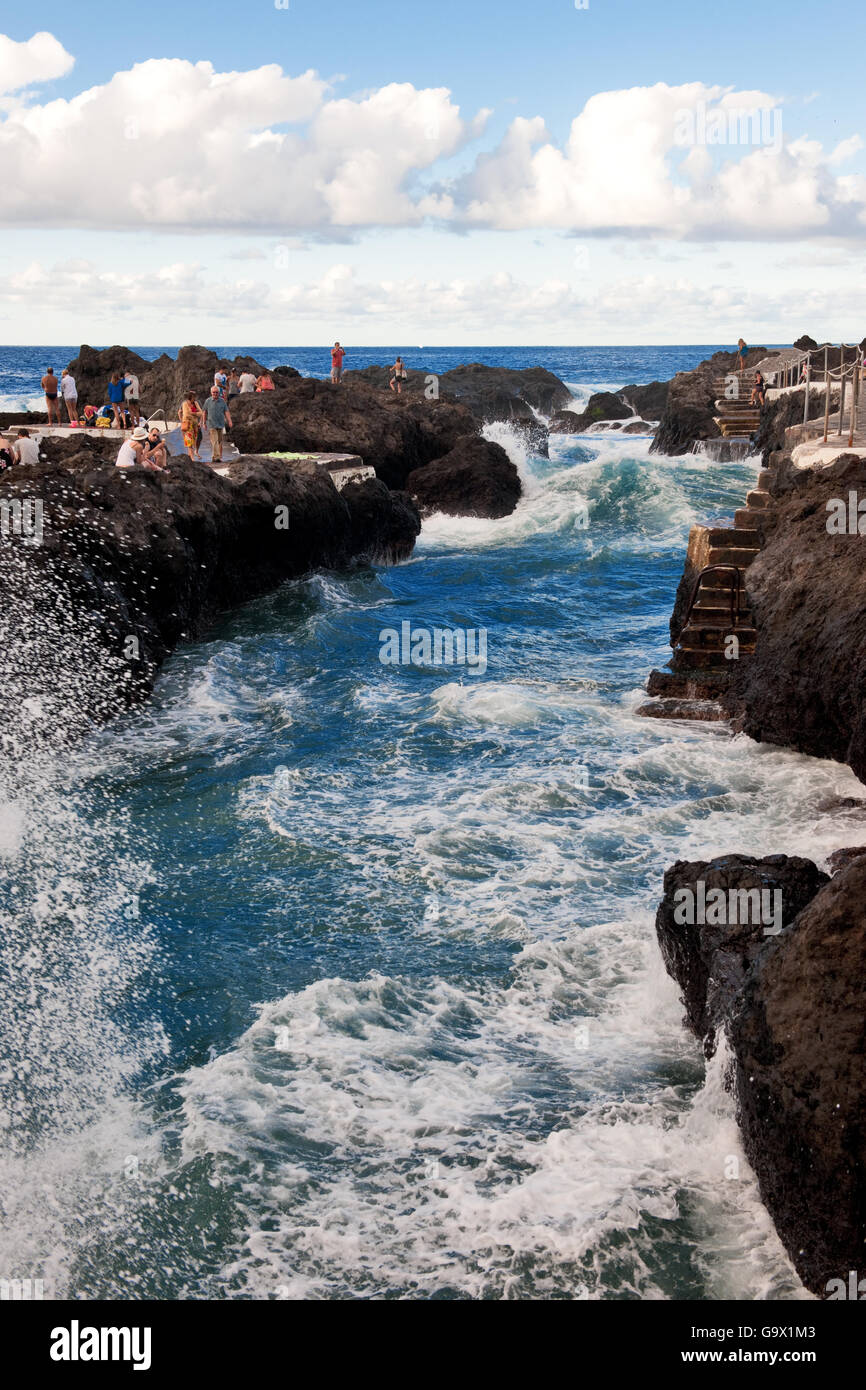 Garachico Natural Swimming Pools El Caleton, Tenerife, Spain, Canary ...