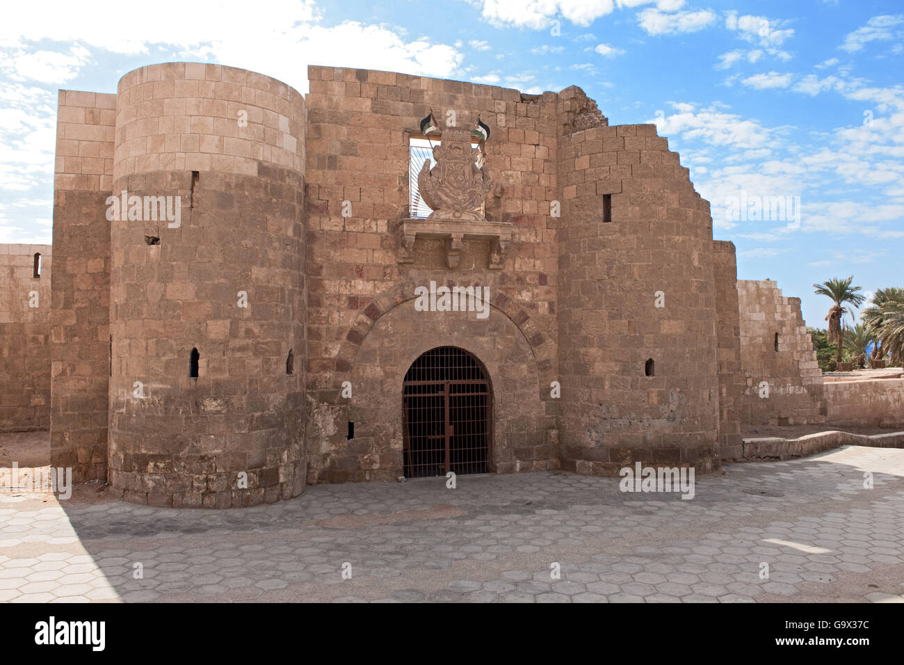 Aqaba Castle, Mamluk Castle, Fort, Aqaba, Jordan, Minor Asia / Akaba ...