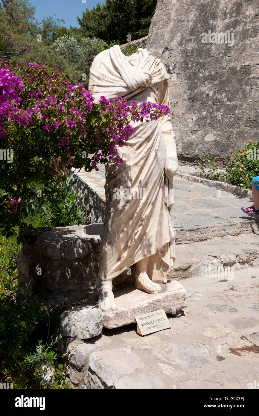 headless marble sculture of roman governor, Bodrum Museum of Underwater ...