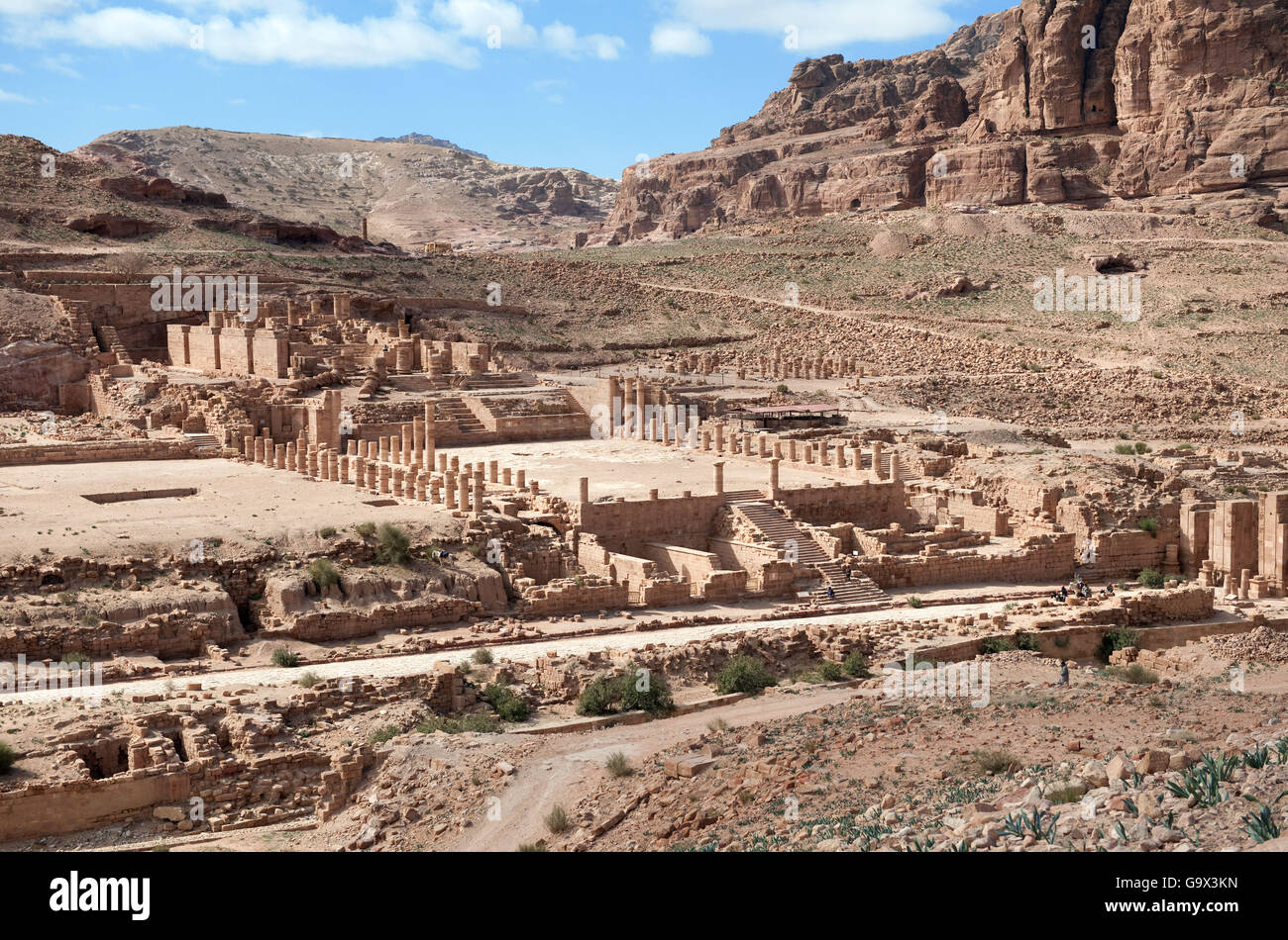 Great Temple, Petra Archaeological Park, Petra, Jordan, Asia Minor ...