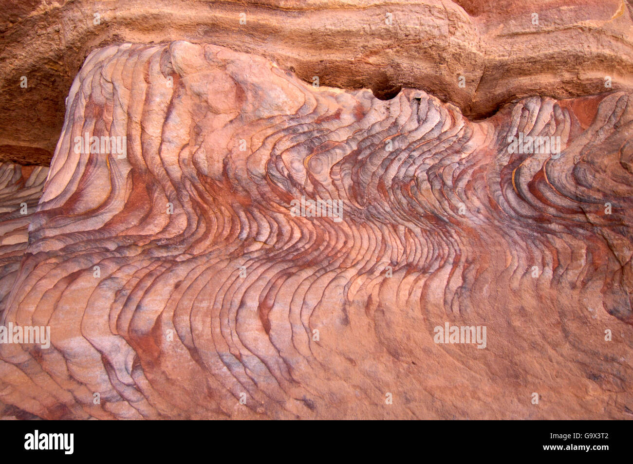 colorful sandstone, geological formation, Petra Archaeological Park ...