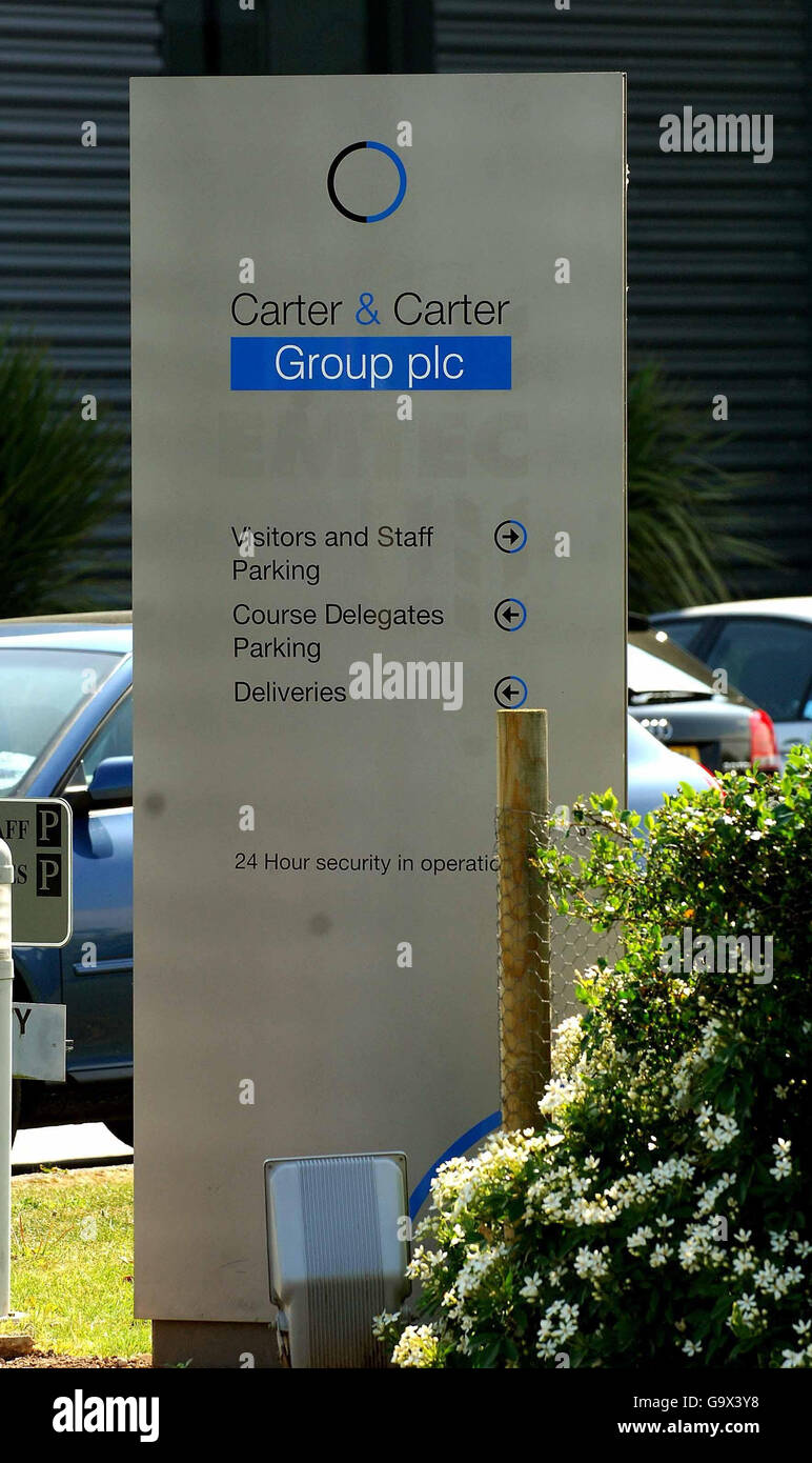 Carter carter group plc hi-res stock photography and images - Alamy