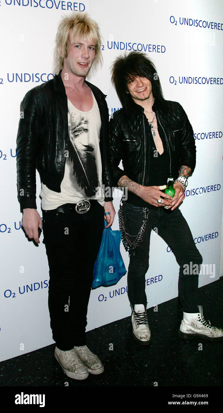 Donny (left) and Dirk Tourette arriving for the O2 Undiscovered Music ...