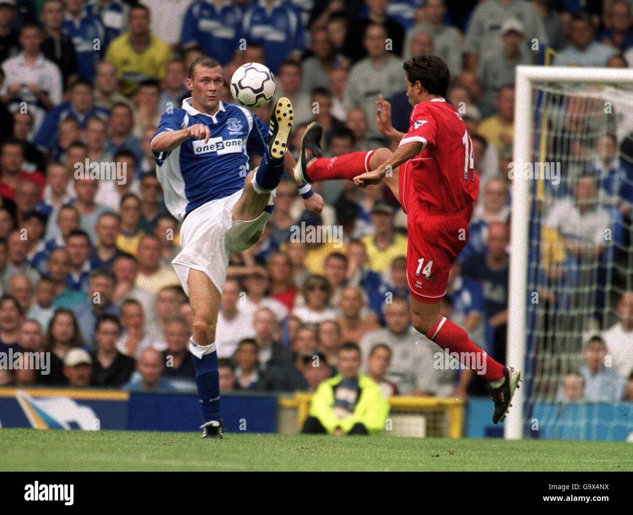 Soccer - FA Barclaycard Premiership - Everton v Middlesbrough Stock ...