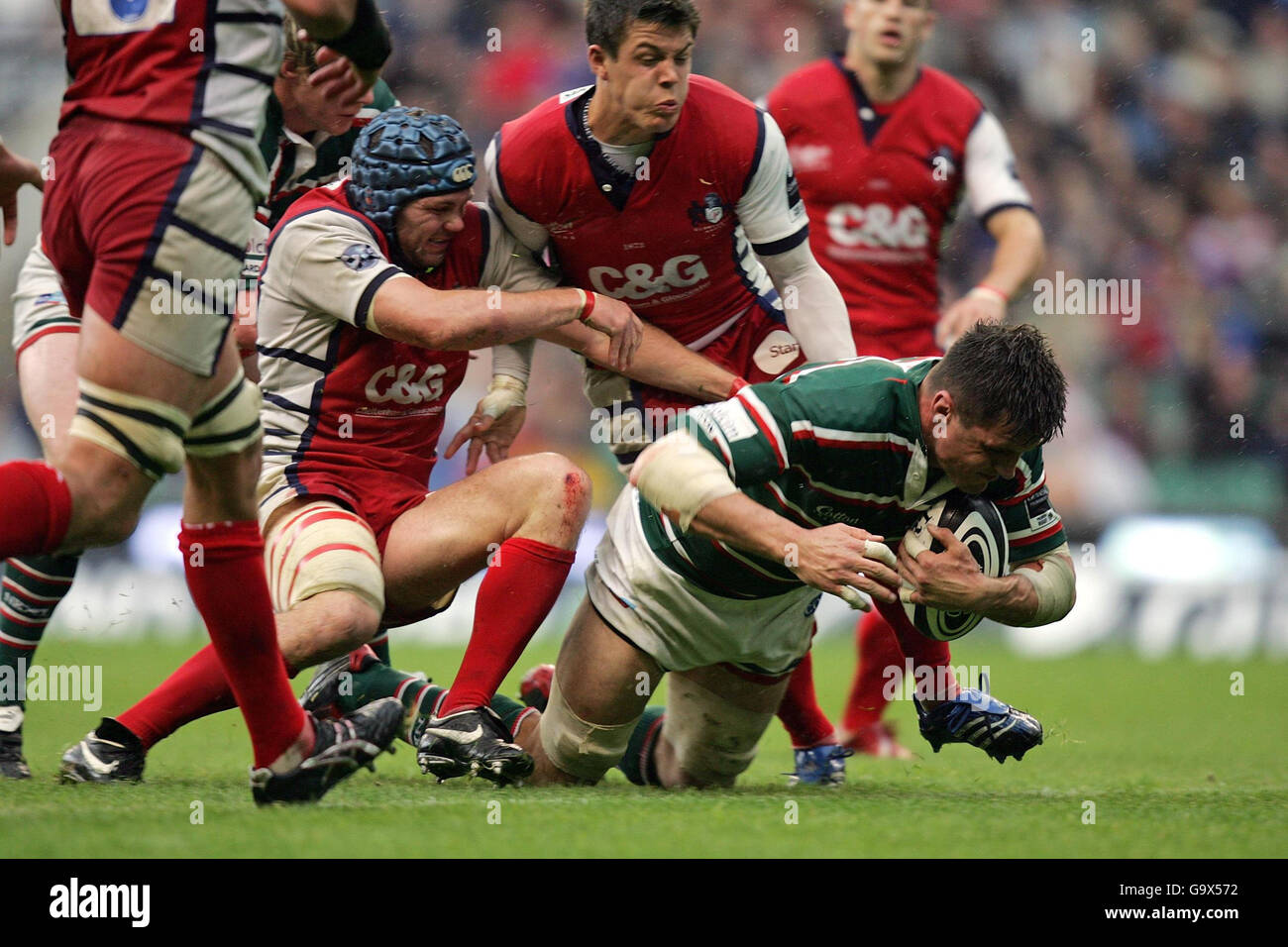 Leicester tigers captain martin corry hi-res stock photography and ...