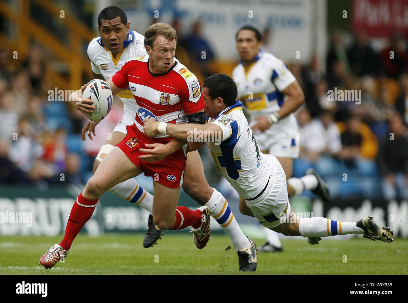 Rugby league action stuart fielden hi-res stock photography and images ...