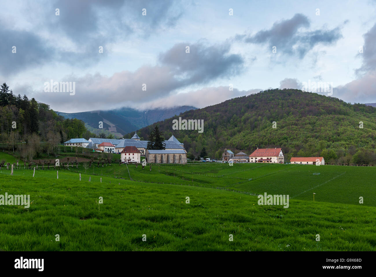 Roncesvalles monastery hi-res stock photography and images - Alamy