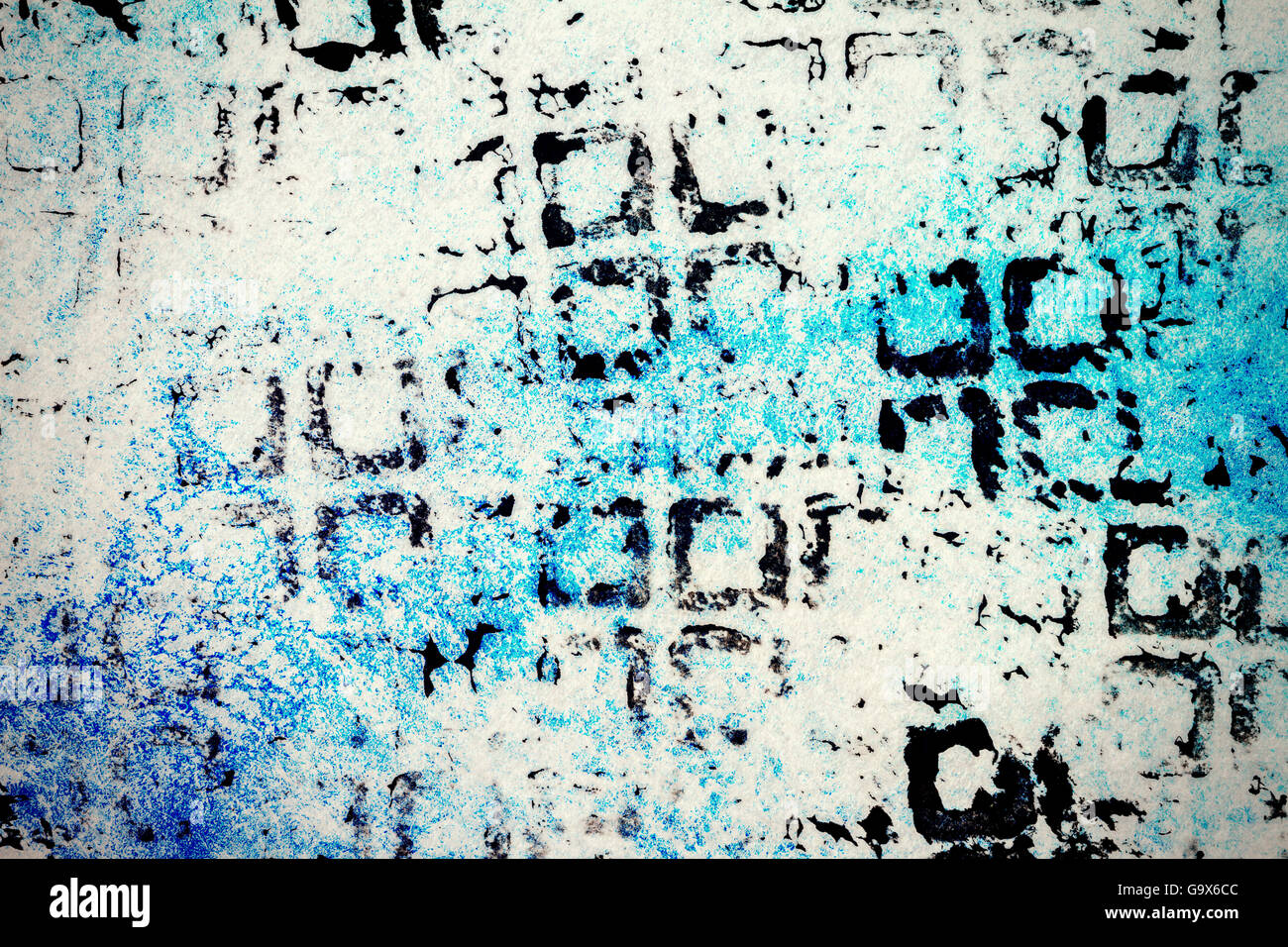 Designed abstract hand drawn blue watercolor background Stock Photo - Alamy