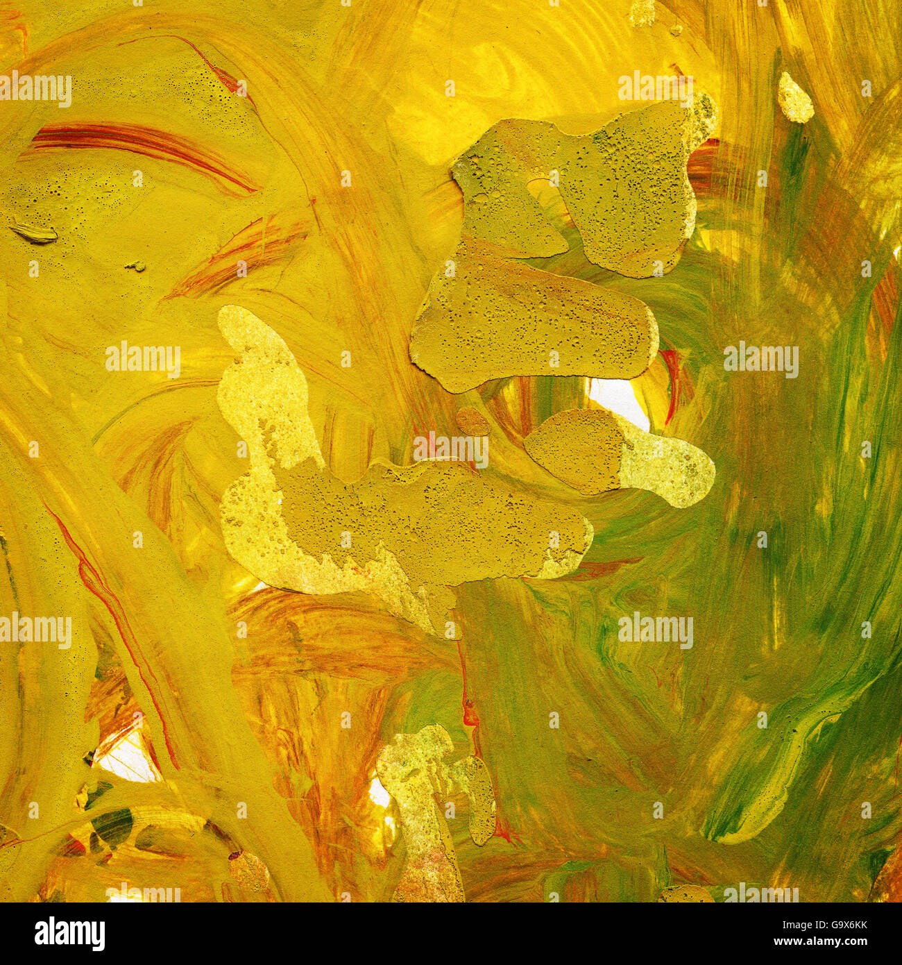 Yellow abstract paintings hi-res stock photography and images - Alamy