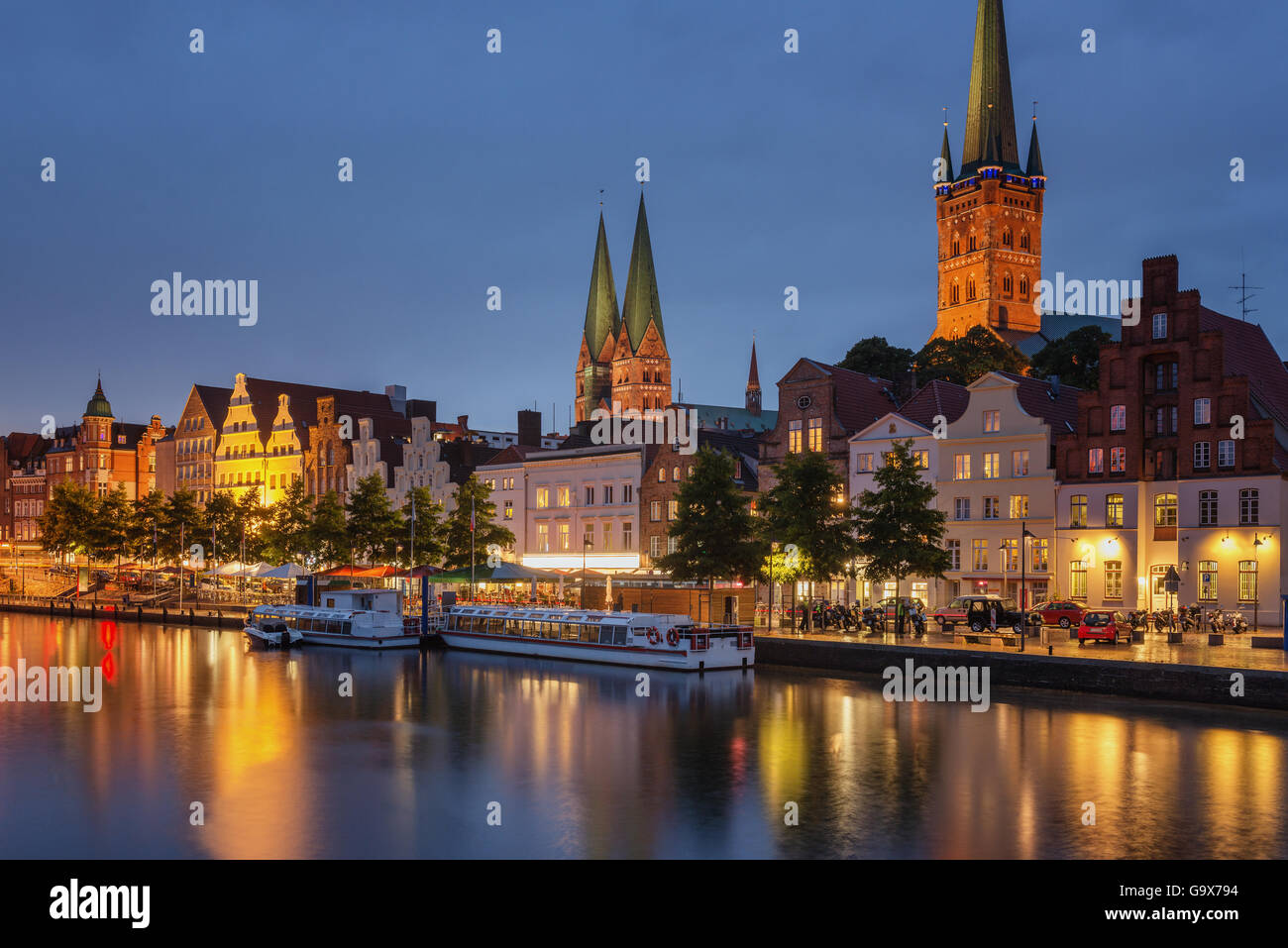 Skyline of lubeck hi-res stock photography and images - Alamy