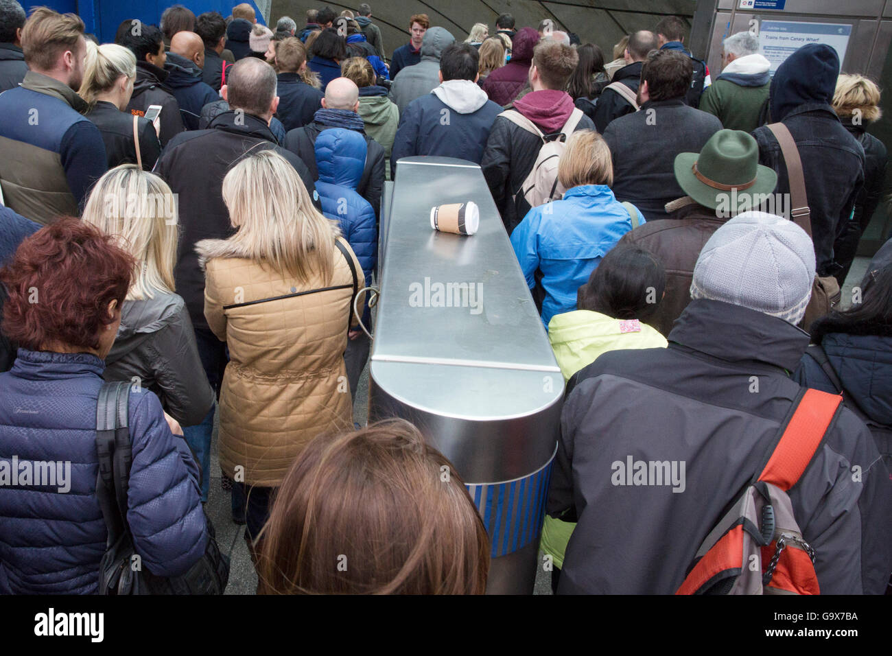 People on The London Underground in London Stock Photo - Alamy