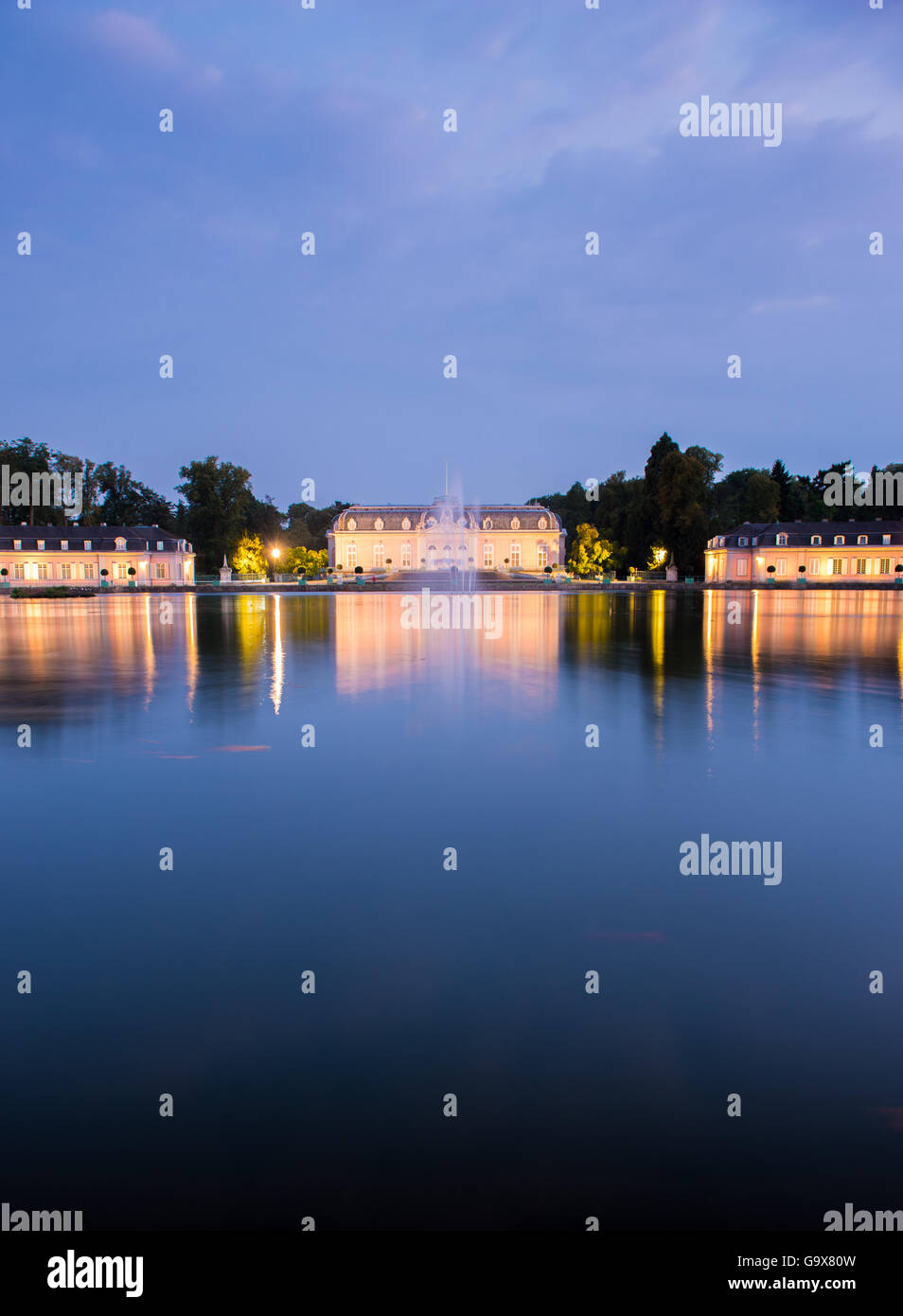 Palace in Dusseldorf Benrath, Germany Stock Photo - Alamy