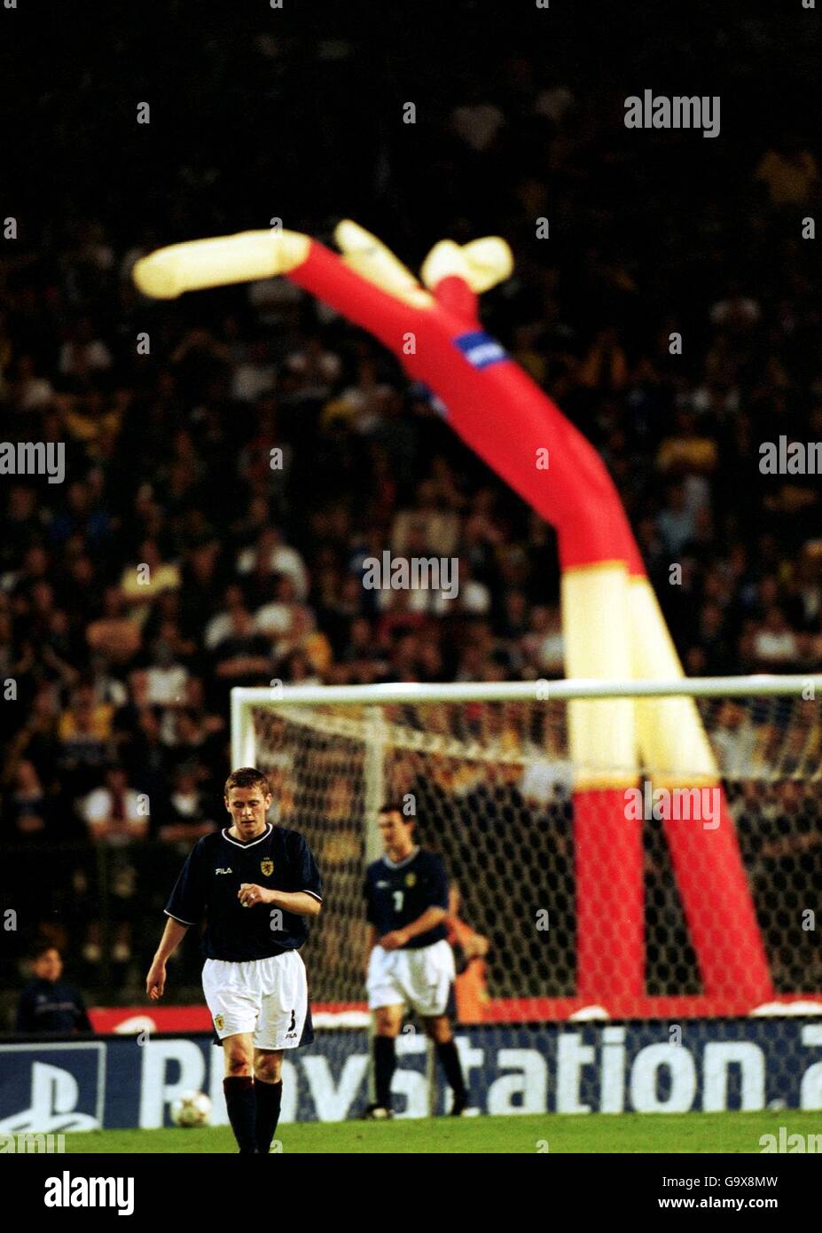 Soccer world cup 2002 qualifier group six belgium v scotland hi-res ...