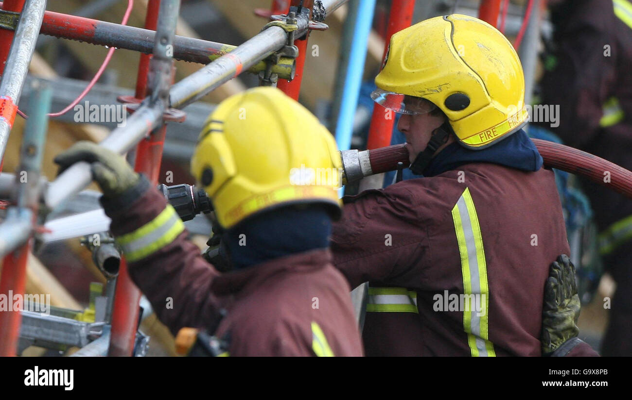 Cutty Sark fire Stock Photo - Alamy
