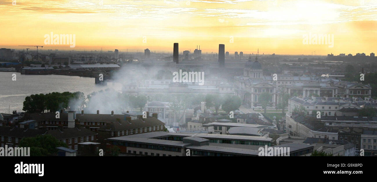 Cutty Sark fire Stock Photo - Alamy