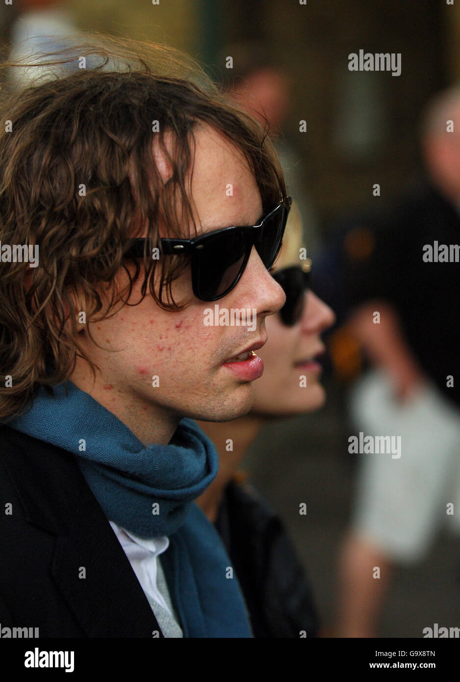 Johnny Borrell and Kirsten Dunst attend Lords to watch day four of the ...