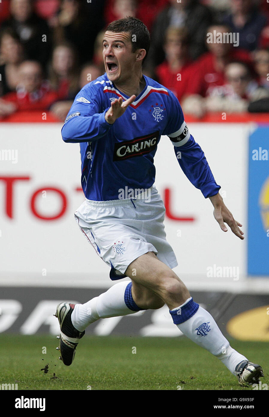 Barry Ferguson of Rangers during the Bank of Scotland Premier League ...