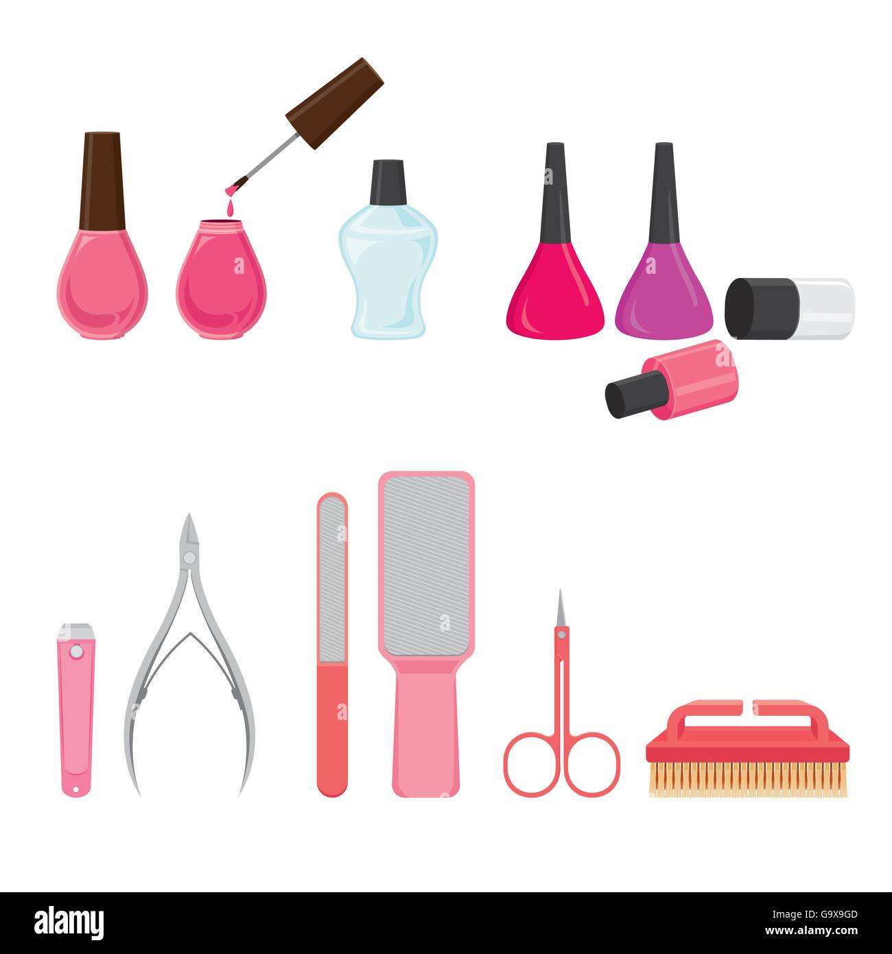 Nail shop Cut Out Stock Images & Pictures - Alamy