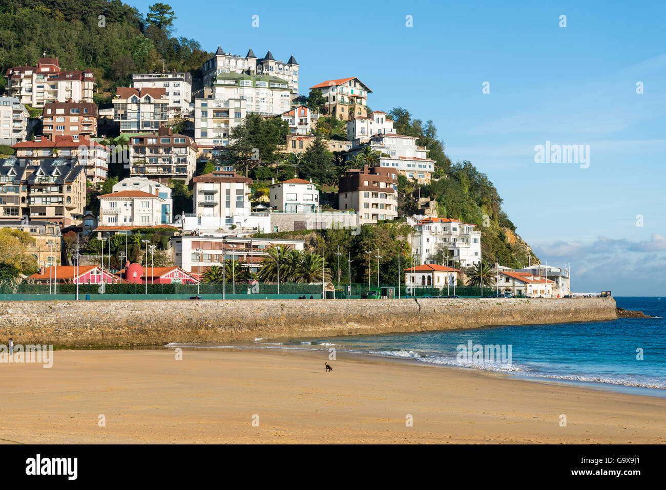 San Sebastian Beach - Spain Stock Photo - Alamy