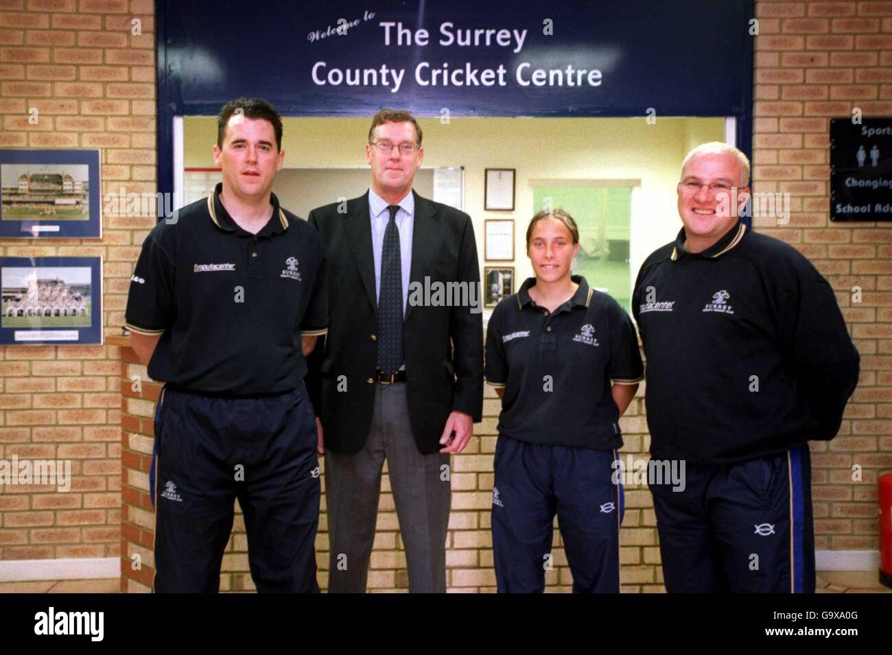 Cricket - Opening of the Surrey CCC Cricket Centre Stock Photo - Alamy