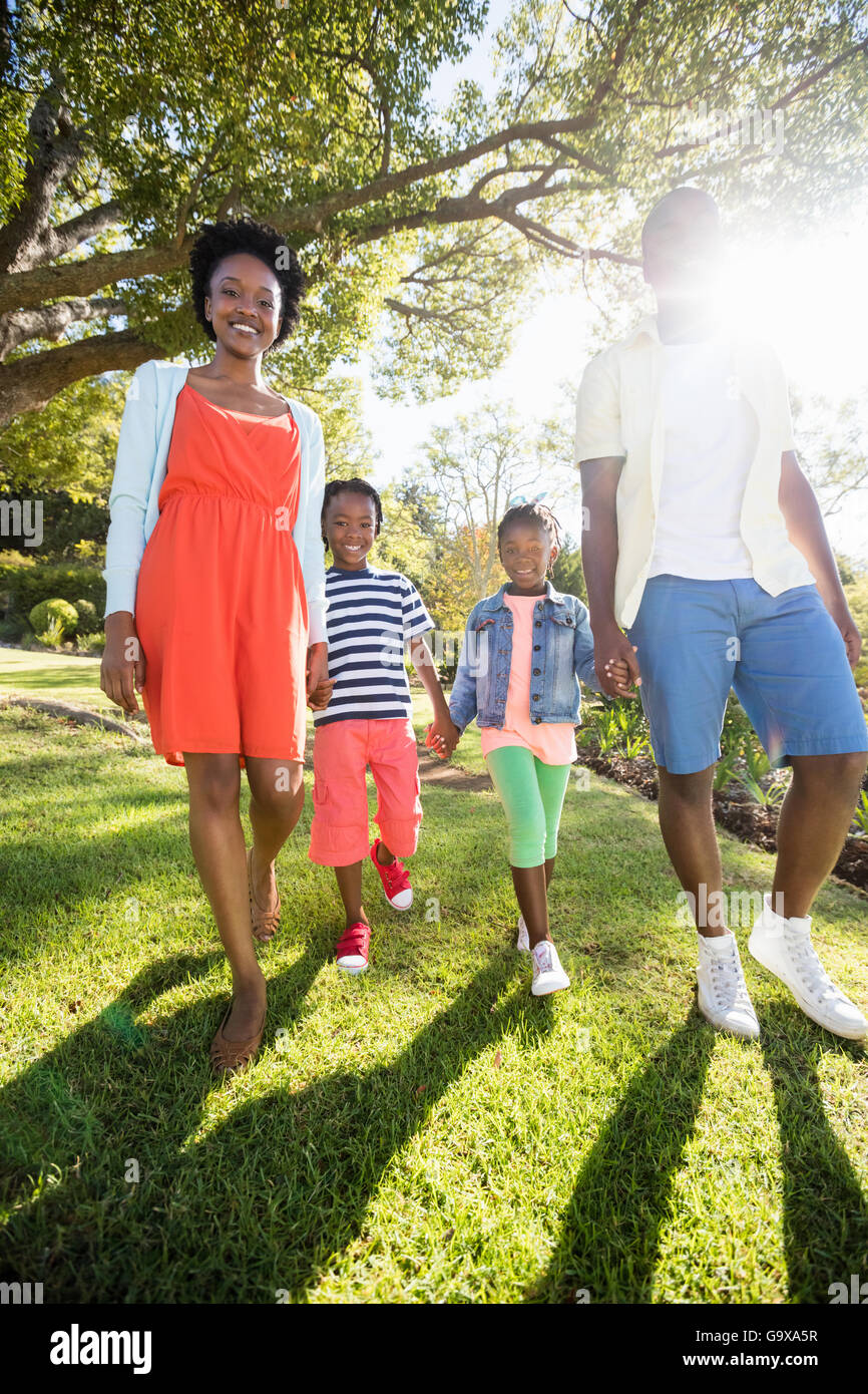 Happy family posing together Stock Photo - Alamy