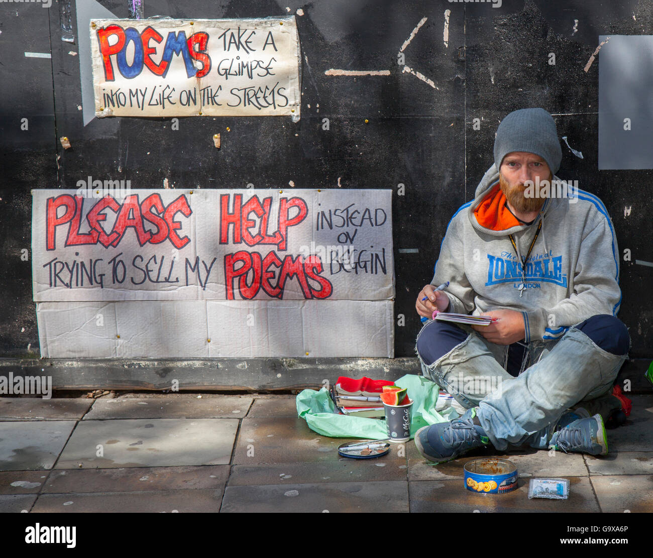 Manchester rough sleeper hi-res stock photography and images - Alamy