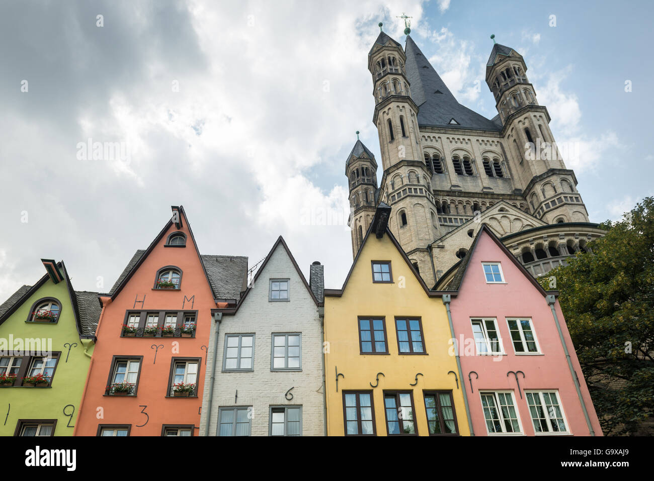 Cologne colorful architecture hi-res stock photography and images - Alamy