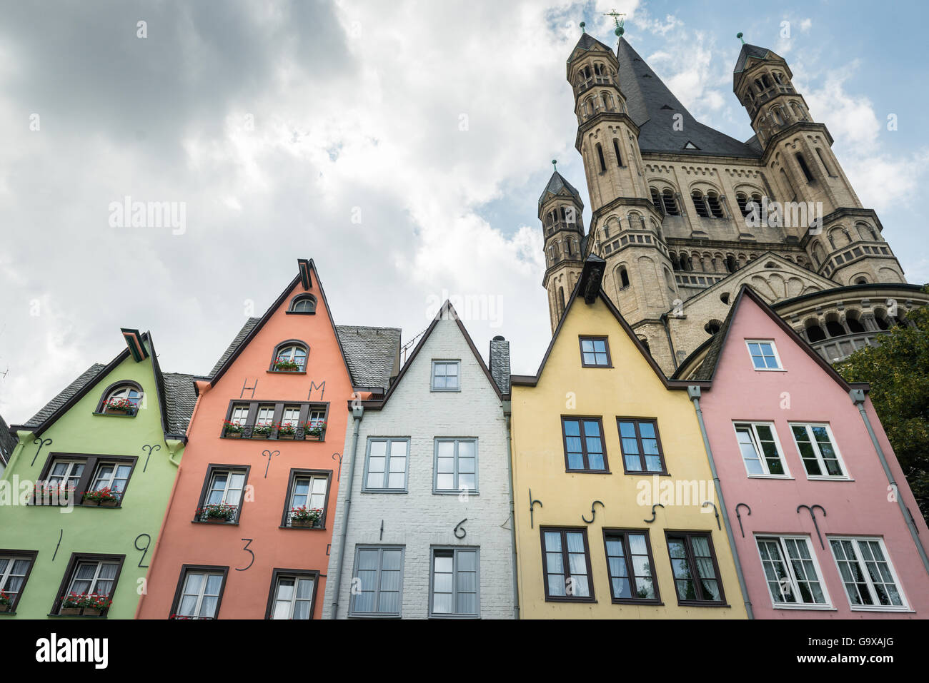 Cologne colorful architecture hi-res stock photography and images - Alamy