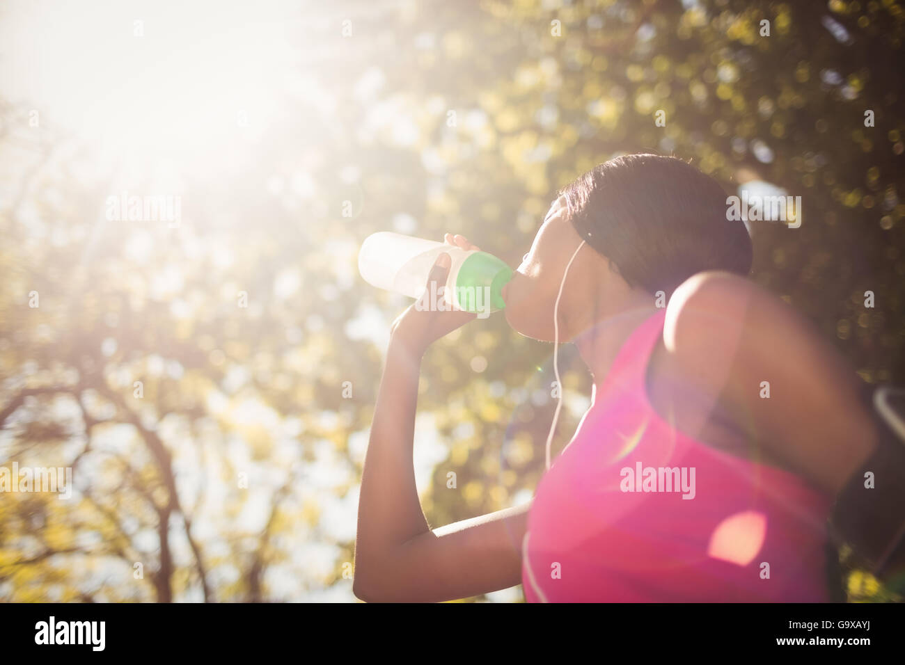 Woman can drinking hi-res stock photography and images - Alamy
