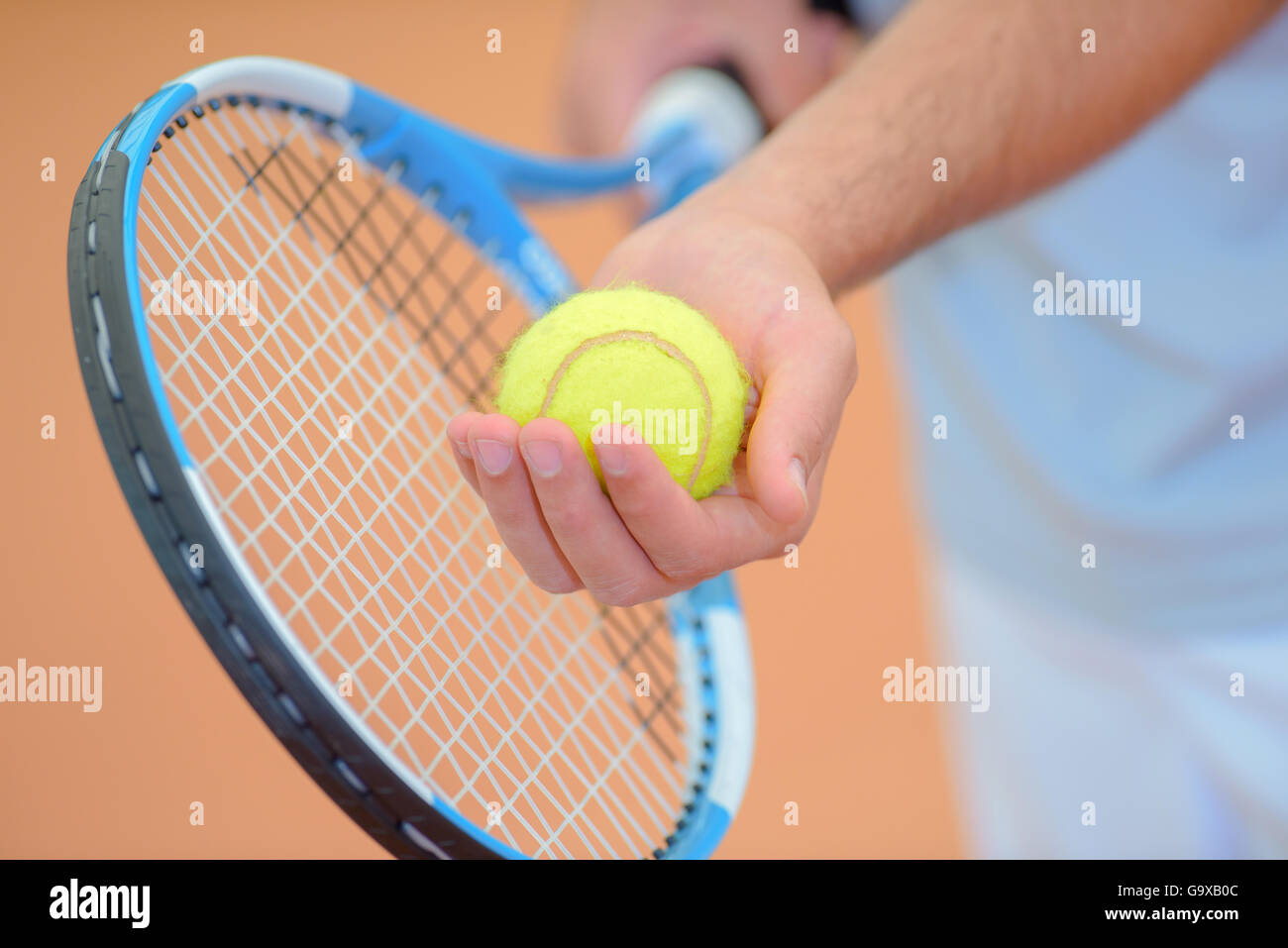 Tennis serve closeup hi-res stock photography and images - Alamy